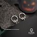 1PCS 16G Sheep Skull Septum Ring/goat Skull Daith Earring/cartilage ...