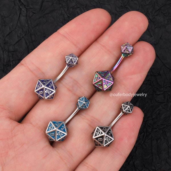 Long Belly Ring - Etsy