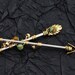14g Burnished Gold Industrial Barbell Arrow With Stone - Etsy