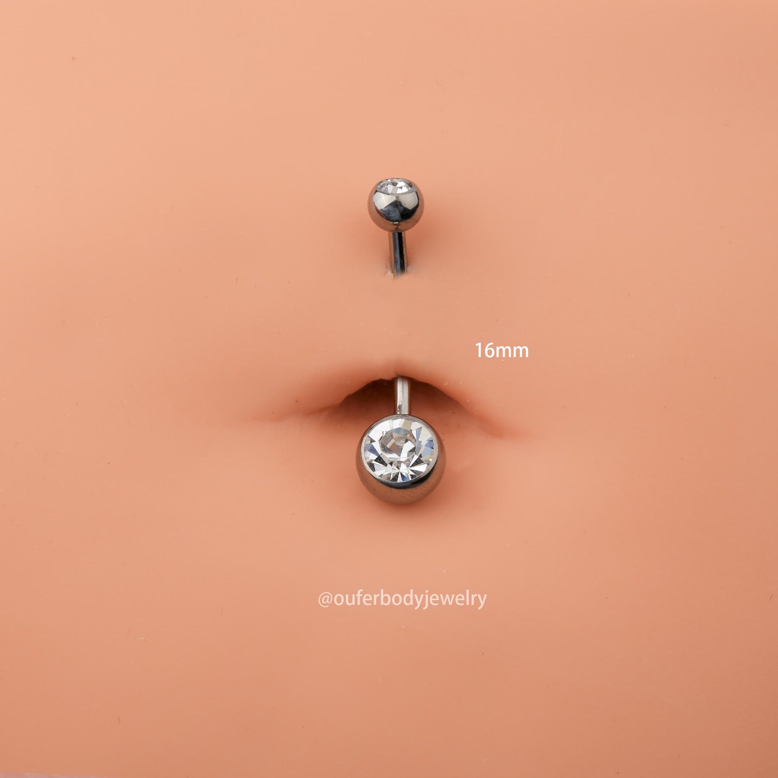 14G Implant Grade Titanium Belly Button Navel - Etsy
