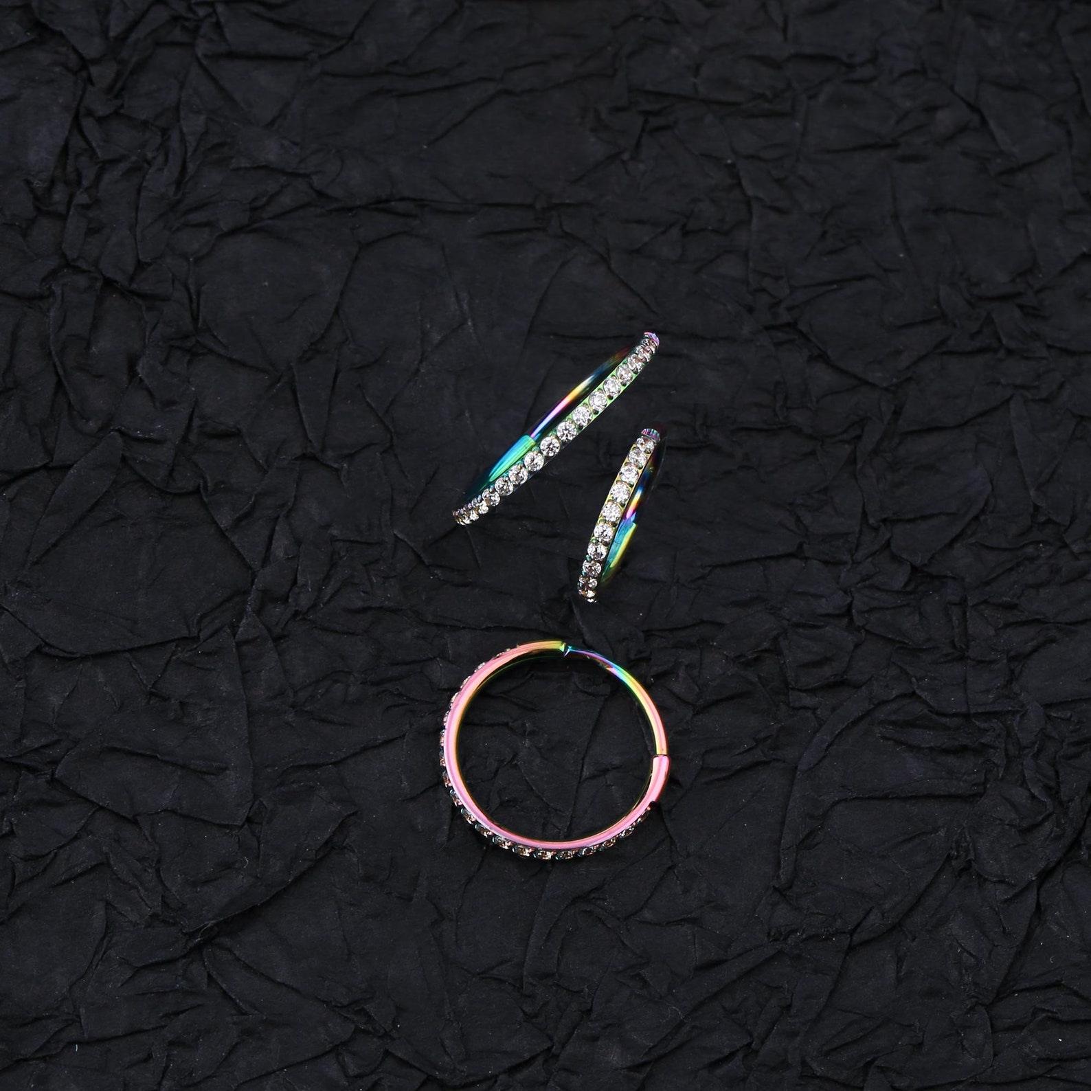 20g Rainbow Cartilage Hoop Nose Hoop Helix Hoop Lobe - Etsy