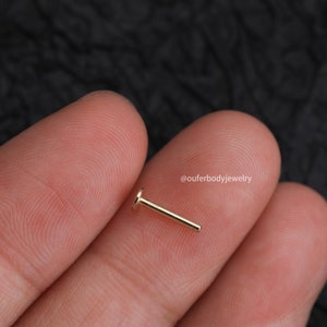 14K 16G 18G 20G THREADLESS Replacement/threadless Post/push Pin Back ...