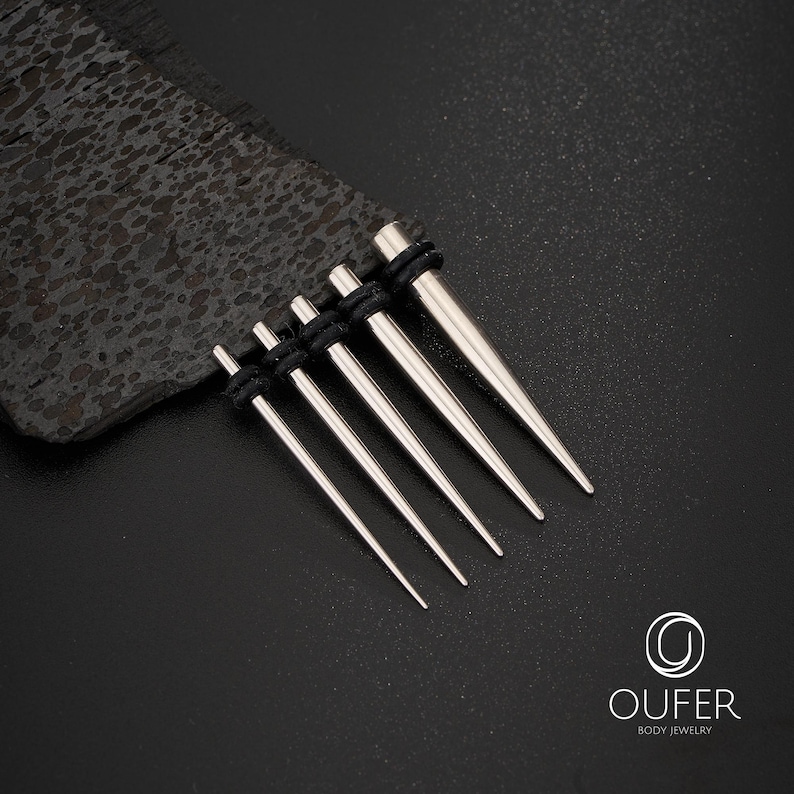 9pcs Stainless Steel Ear Stretching Kit | 14G–00G Gauge Expander Set ...