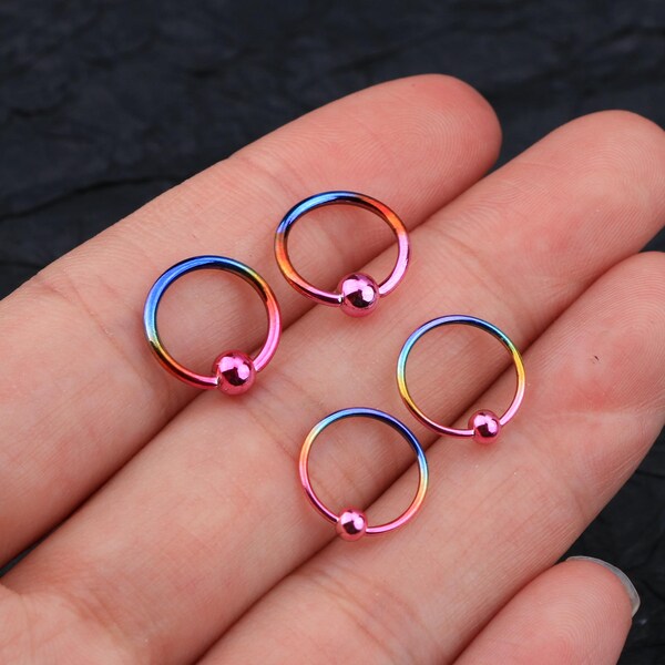 Captive Bead Ring - Etsy