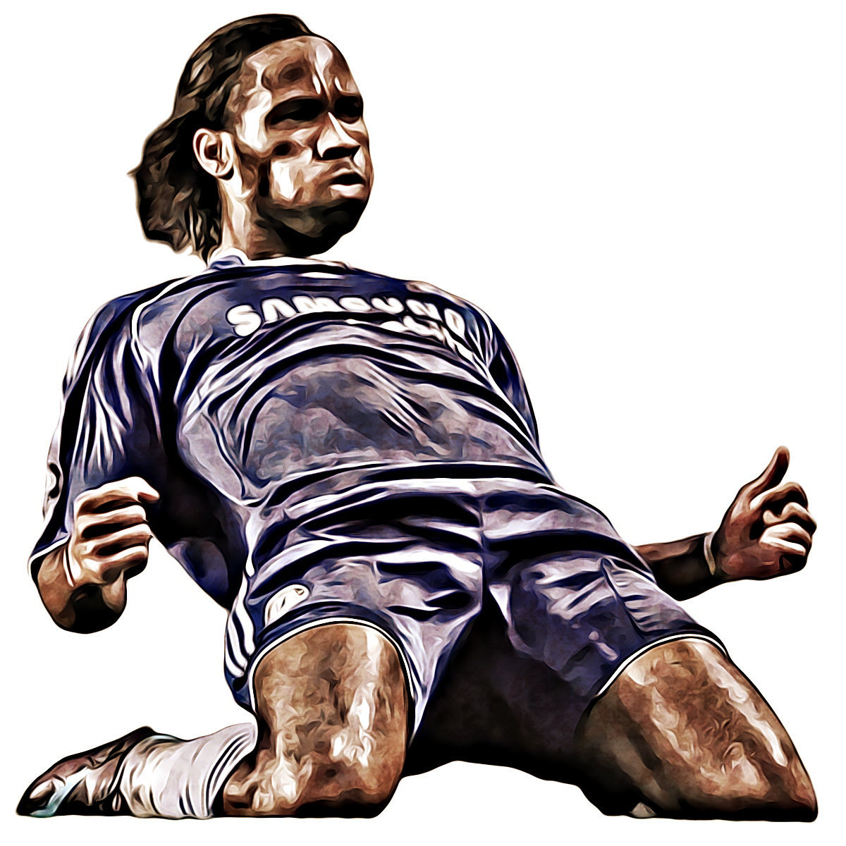 Didier Drogba Chelsea FC Legend Print A3 A4 Free Postage | Etsy