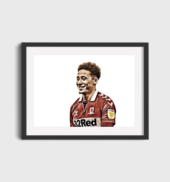 Emerson Middlesbrough FC Legend Print A3 A4 Free Postage Home Décor ...