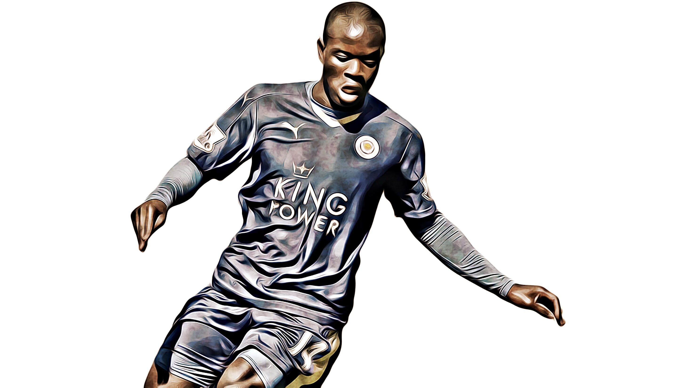 N'Golo Kante Leicester City FC Legend Print A3 A4 Free | Etsy