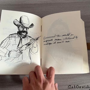 Arthur Morgan Journal, Handmade & Customized, Cosplay, Gifts for Men ...