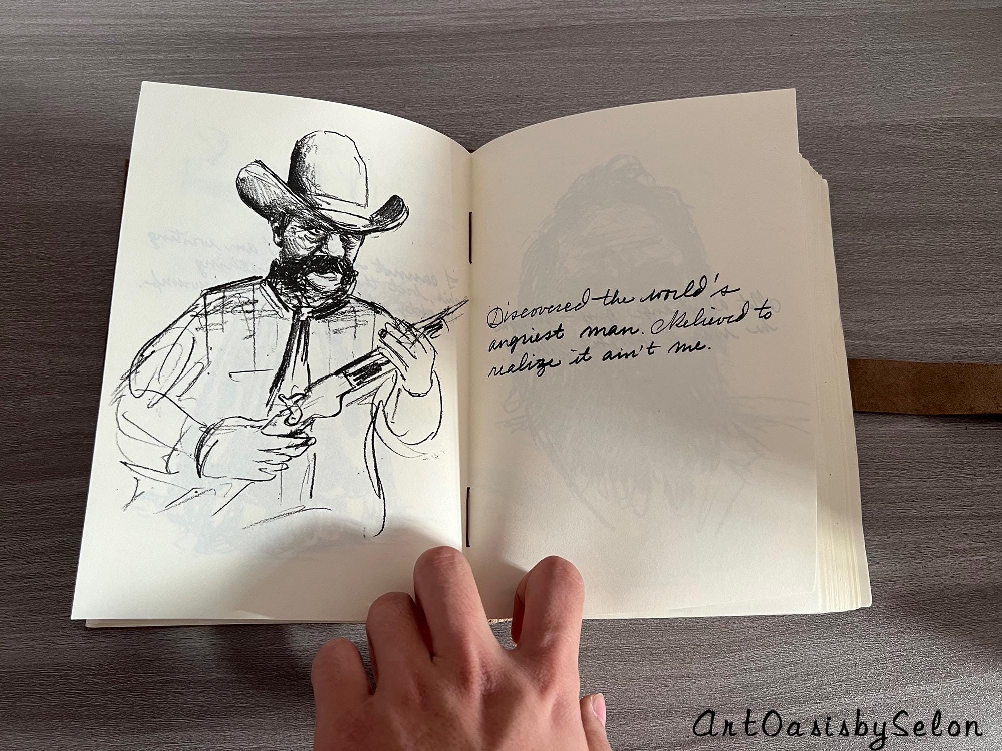 Arthur Morgan Journal, Handmade & Customized, Cosplay, Gifts for Men ...