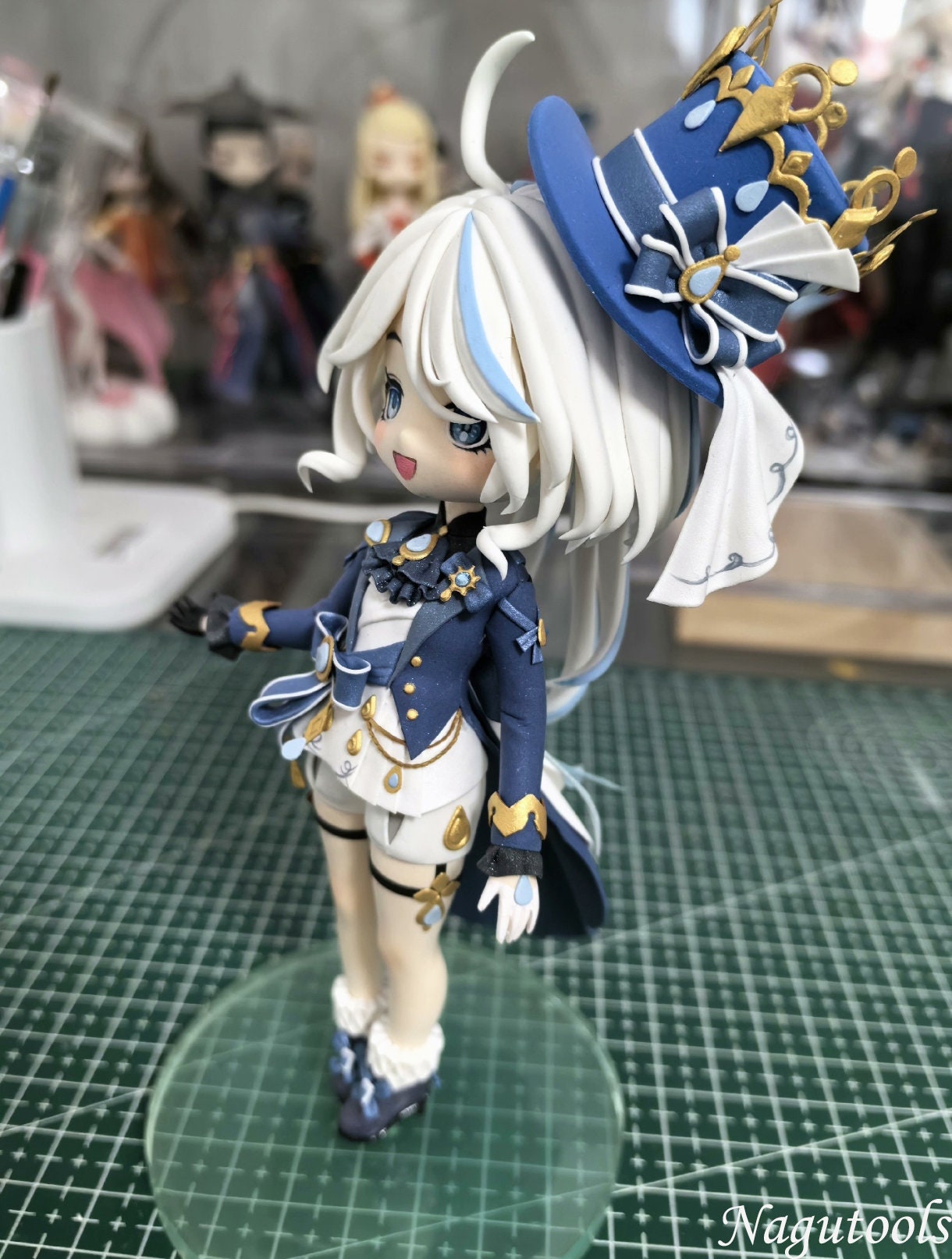 Genshin Impact Funina Clay Figure, Handmade Clay Figure, Genshin Impact ...