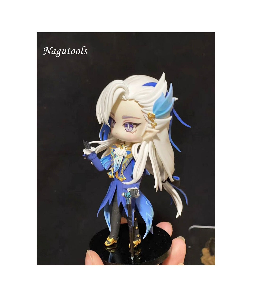 Genshin Impact Neuvillette Clay Figure, Genshin Art, Clay Art, Genshin ...