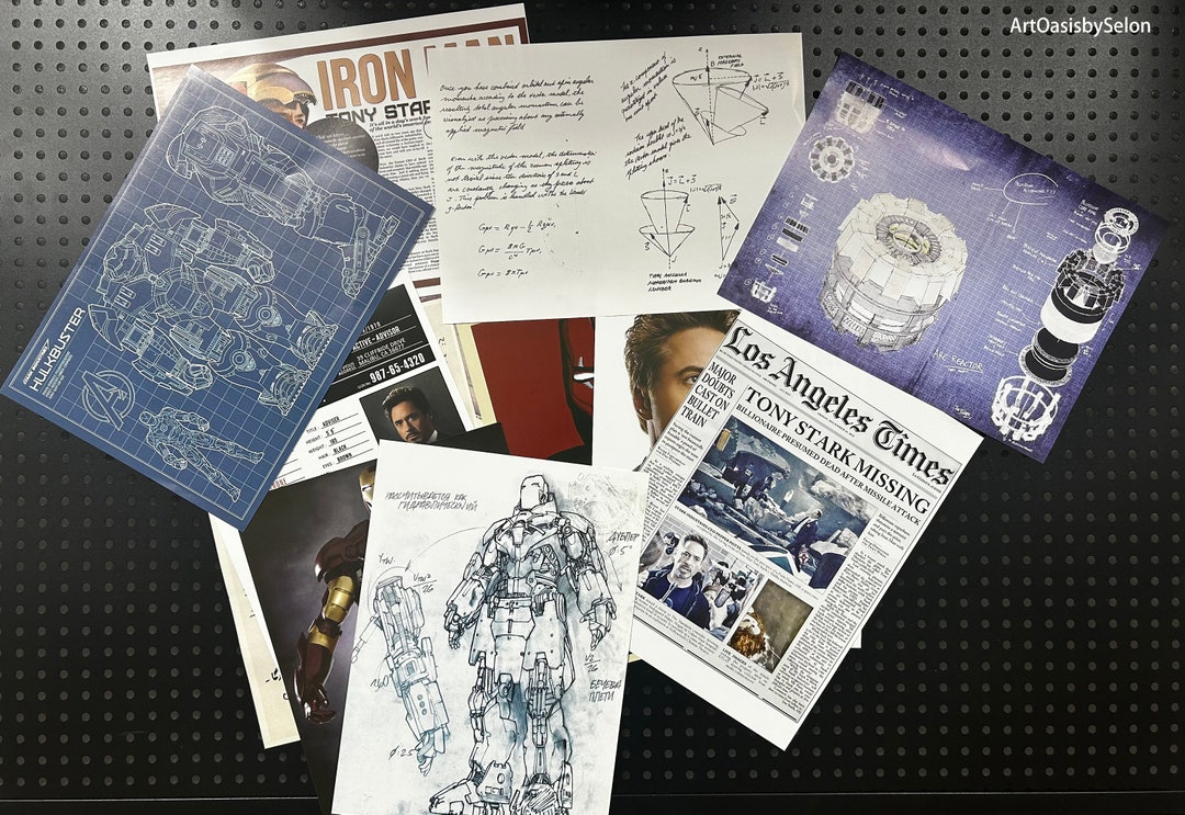 Iron Man S.H.I.E.L.D. Secret Files, Iron Man Movie Replica Props, Tony ...