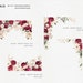 Burgundy White Floral Clipart, Vintage Antique Flowers, Floral Borders ...