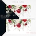 Seamless Floral Border, Red and White Flowers, Border-frame, Wedding ...
