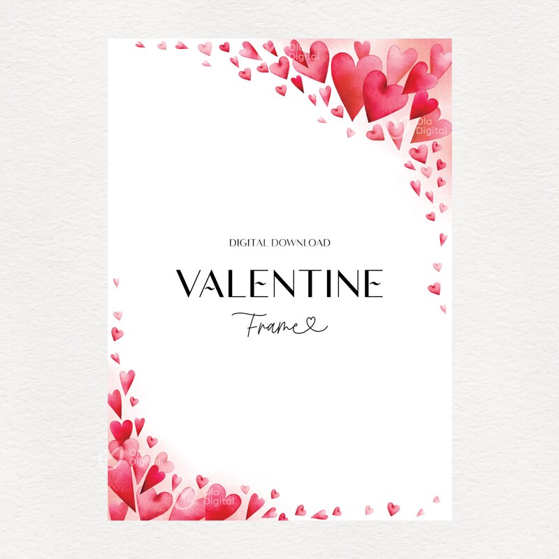 Valentines Day Borders - Etsy