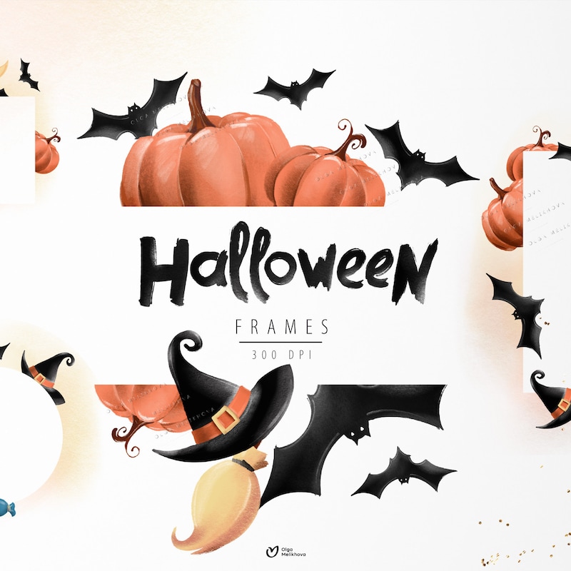 Halloween Frames - Etsy
