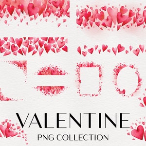 Valentine Png Bundle, Valentine PNG Collection, Valentines Clipart ...