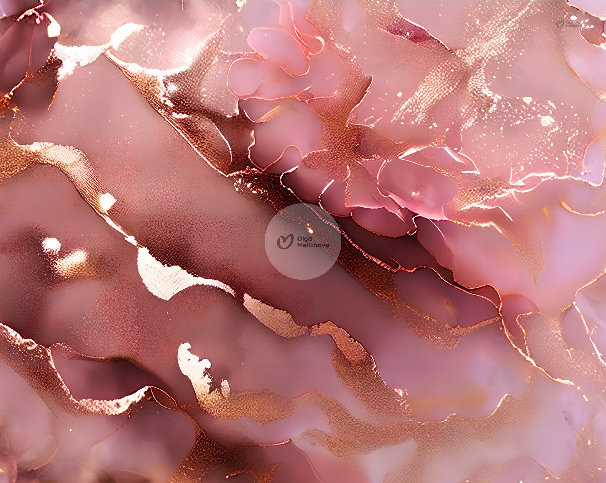 Pink & Beige Digital Paper, Alcohol Ink Backgrounds, Printable ...
