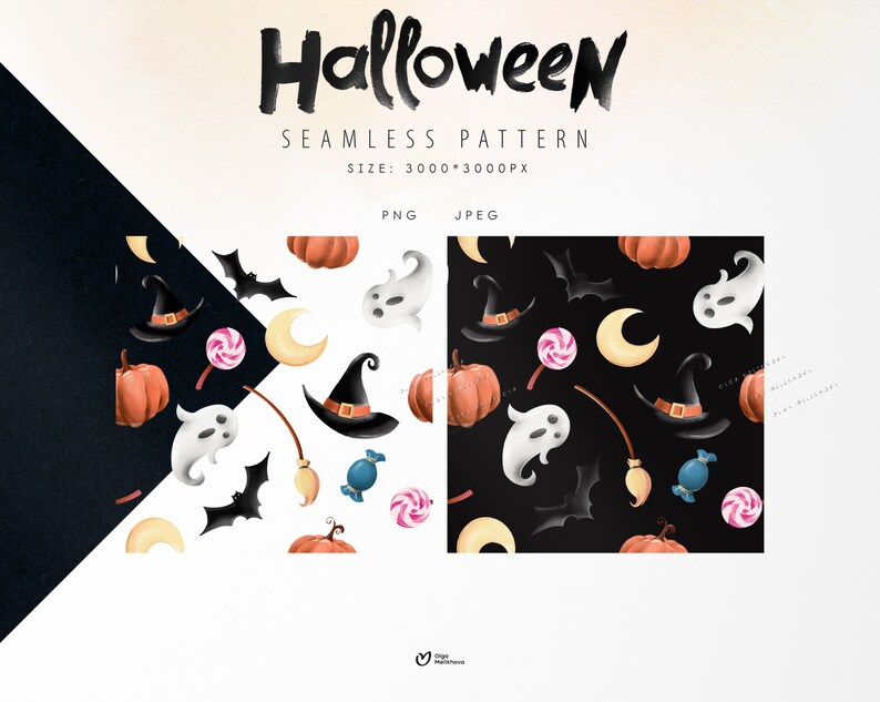 Halloween Mini Collection Digital Clipart PNG Instant - Etsy