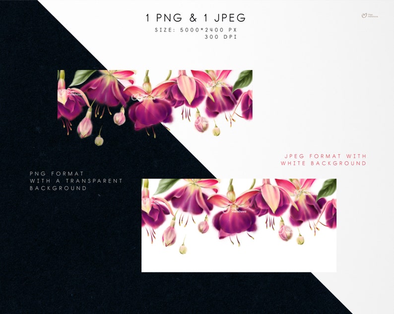 Floral Border Fuchsia Border Pink Florers Wedding Invite - Etsy