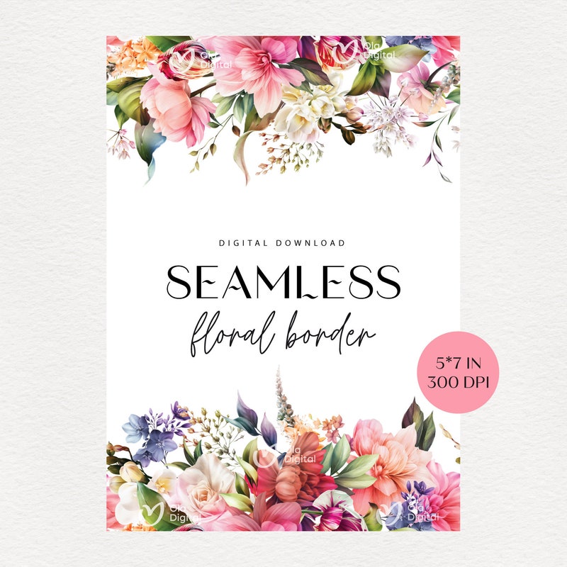 Digital Border Frame - Etsy