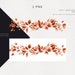 Fall Seamless Border, Autumn Border, Watercolor Greenery for ...