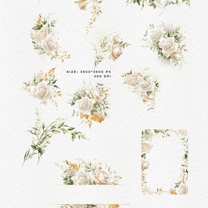 Watercolor Clipart Bundle, Romantic Floral Bundle, Watercolor Bundle ...