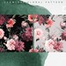 Seamless Floral Patterns, Watercolor Flowers, Hand Painted, Digital ...
