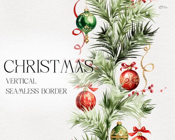 Christmas Card Borders Clip Art