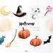 Halloween Mini Collection, Digital Clipart PNG, Instant Download - Etsy