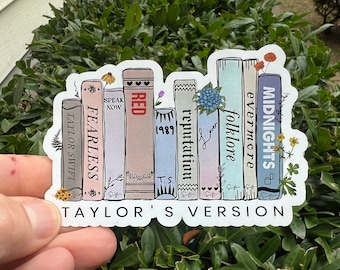 Taylor Swift Sticker Taylors Version All Eras Album - Etsy