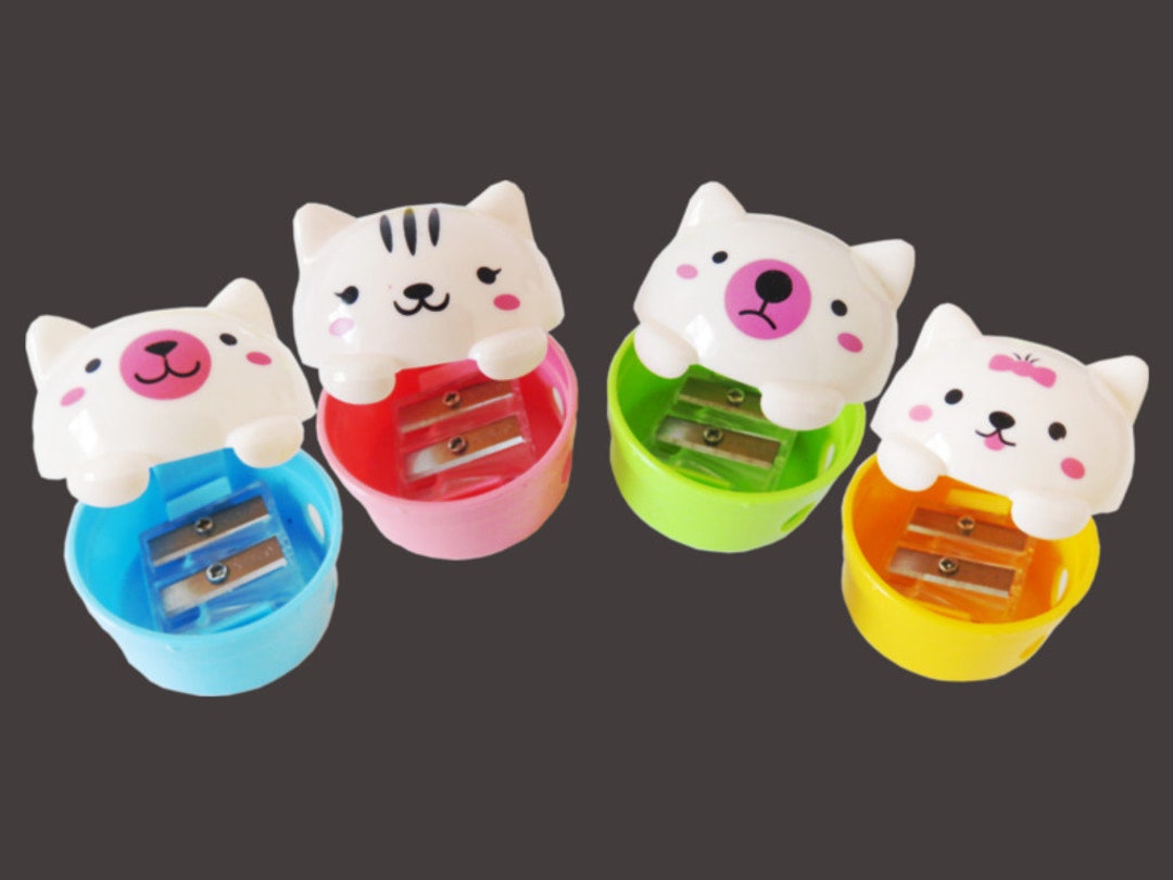 Pencil Sharpener Cats Design / Cute Stationery School Supplies - Etsy