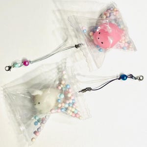 New Squeeeze Me Squishy Mochi Shaker Keychain Stress Reliever Squishy ...