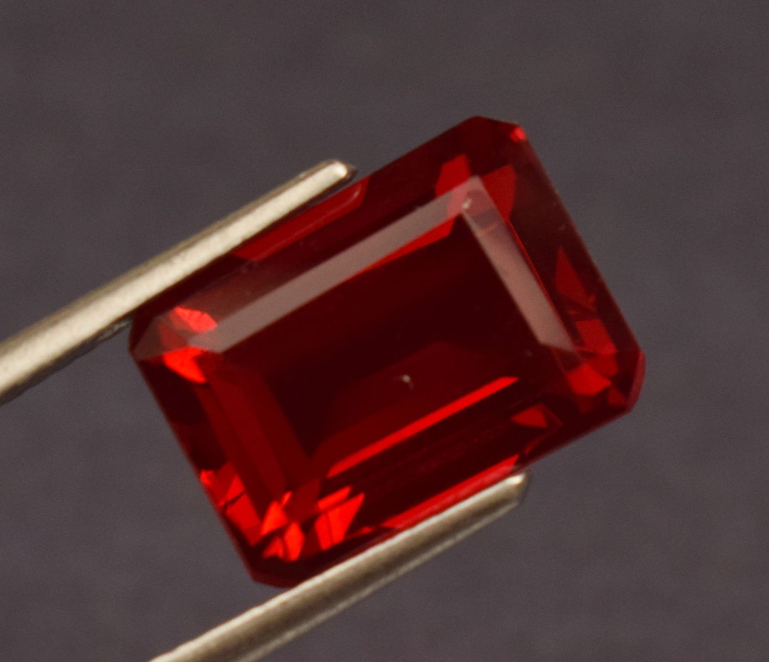 5.50 Ct Natural Ruby Lozenge Cut Loose Gemstone Faceted Gemstone ...
