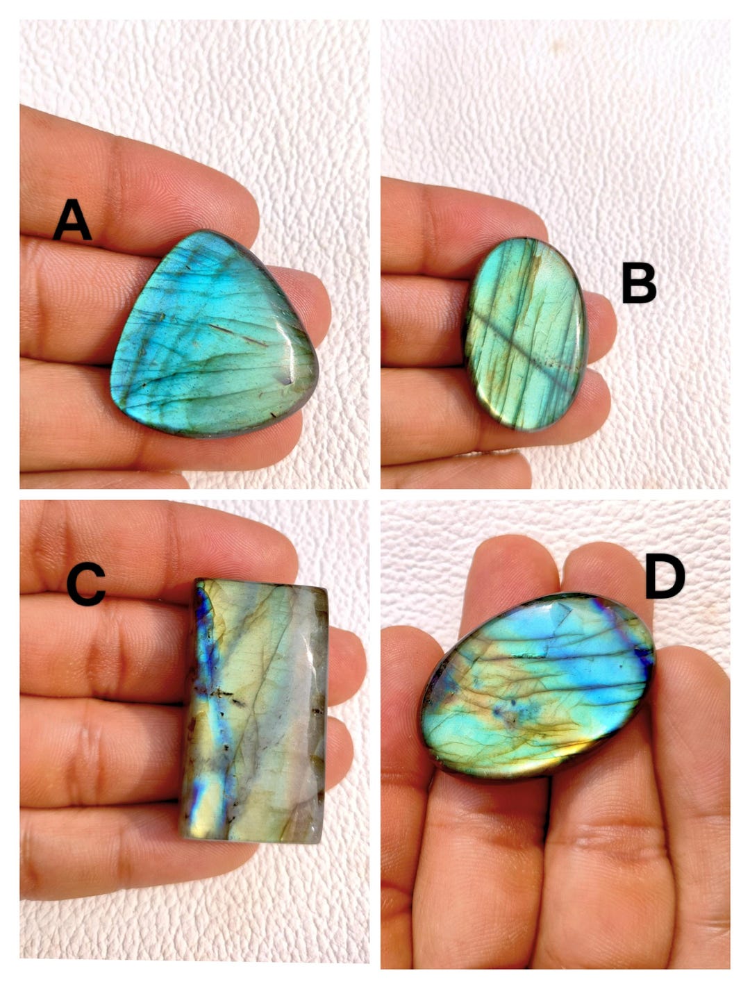 Genuine Labradorite Stone • Flashy Iridescent Gem • Energy Protection ...