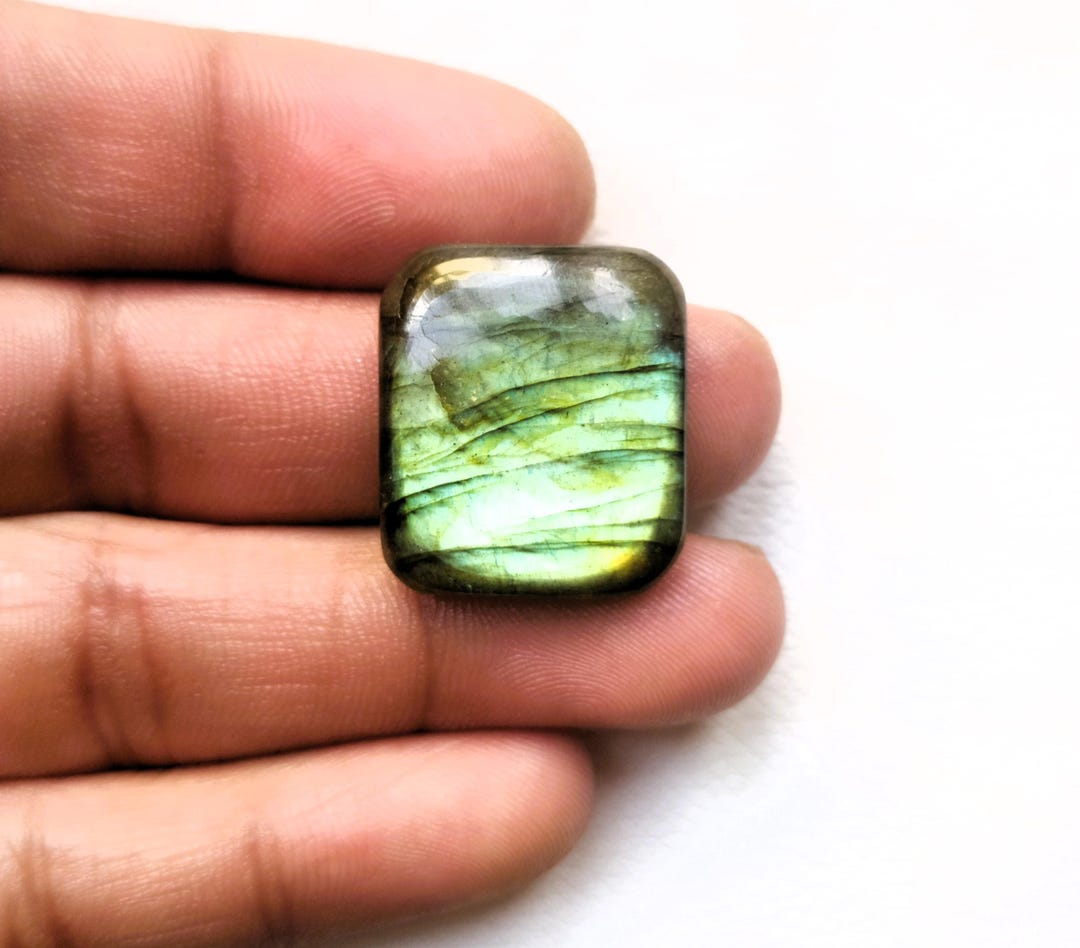 Natural Laboradite Rectangle Shape for Jewelry Cabochon Stone Loose ...