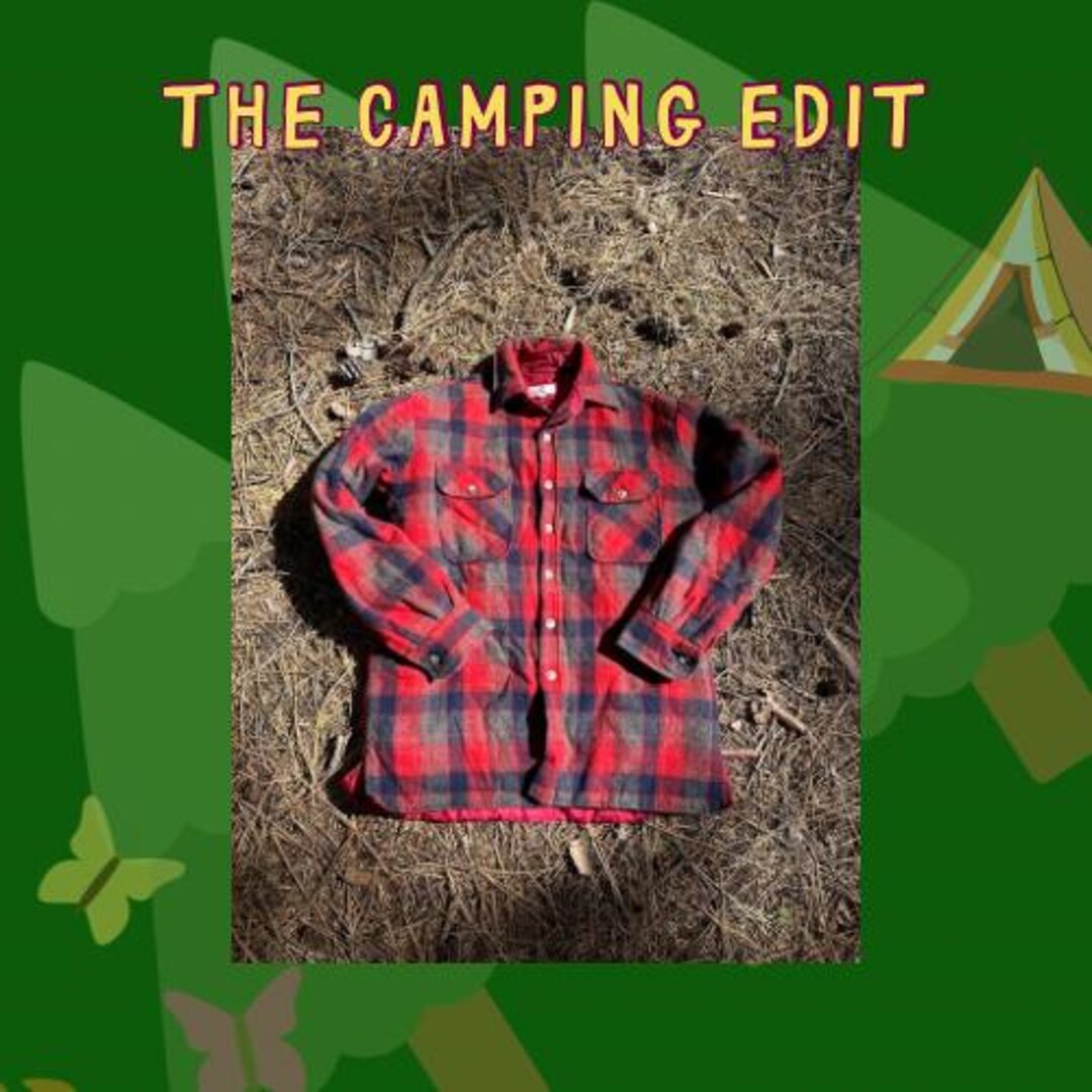 Vintage UNISEX Briggs Red Buffalo Plaid Wool Jacket - Etsy