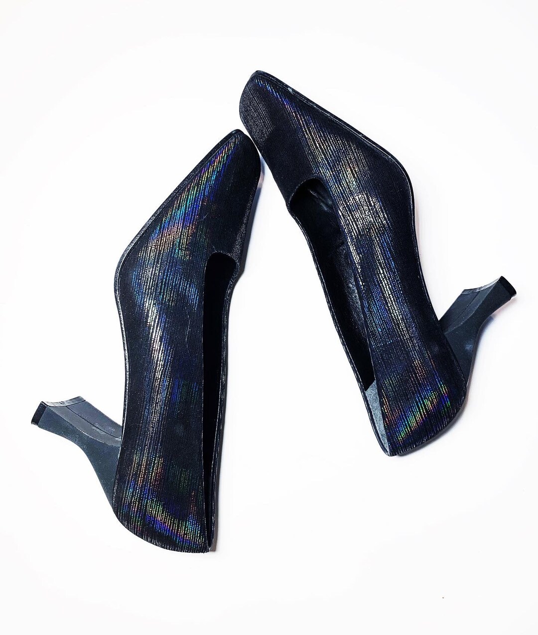 Vintage Proxy Iridescent Rainbow Pumps, Never Worn Proxy Shoes - Etsy