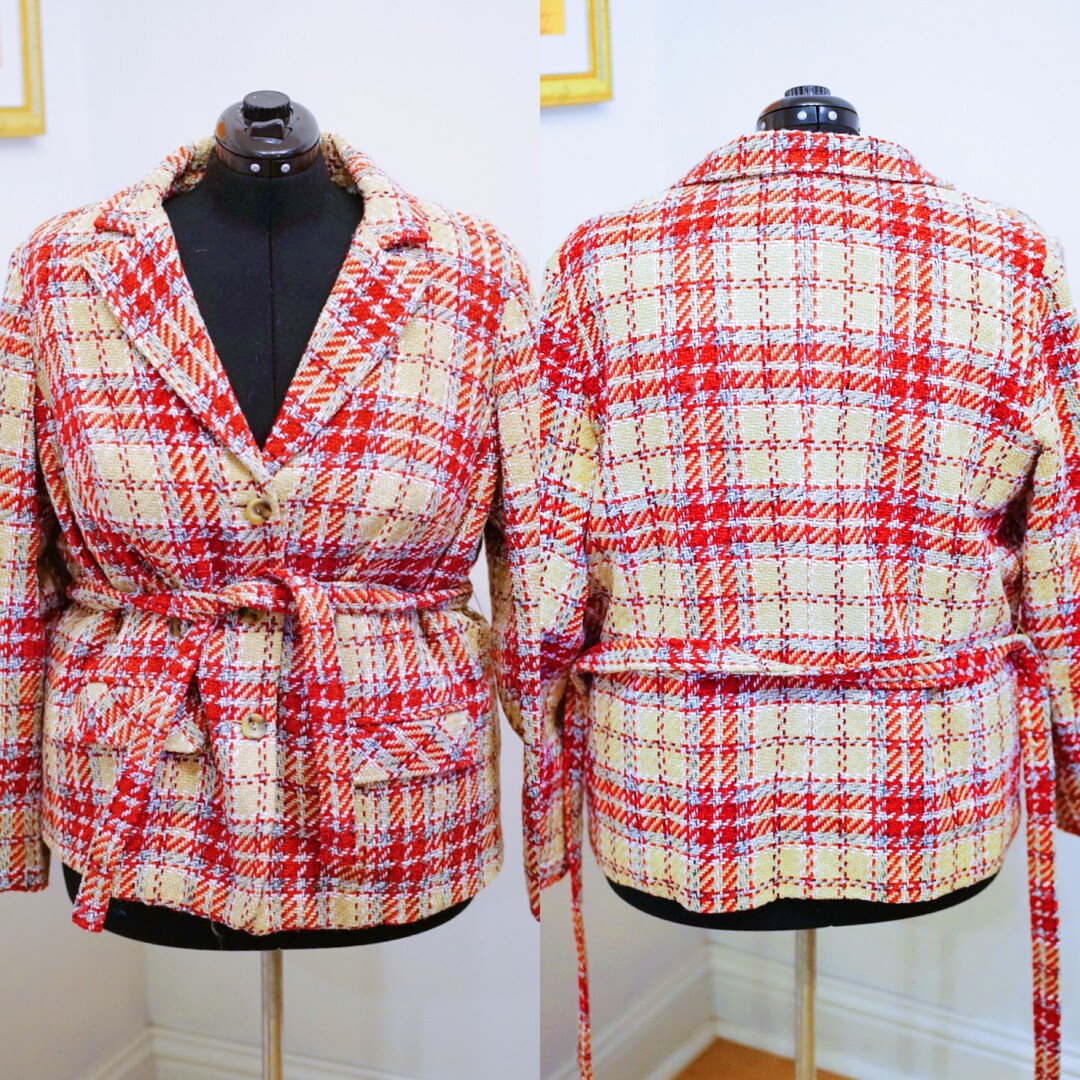 Vintage PLUS SIZE Simonton Says Designed by George Simonton Belted ...