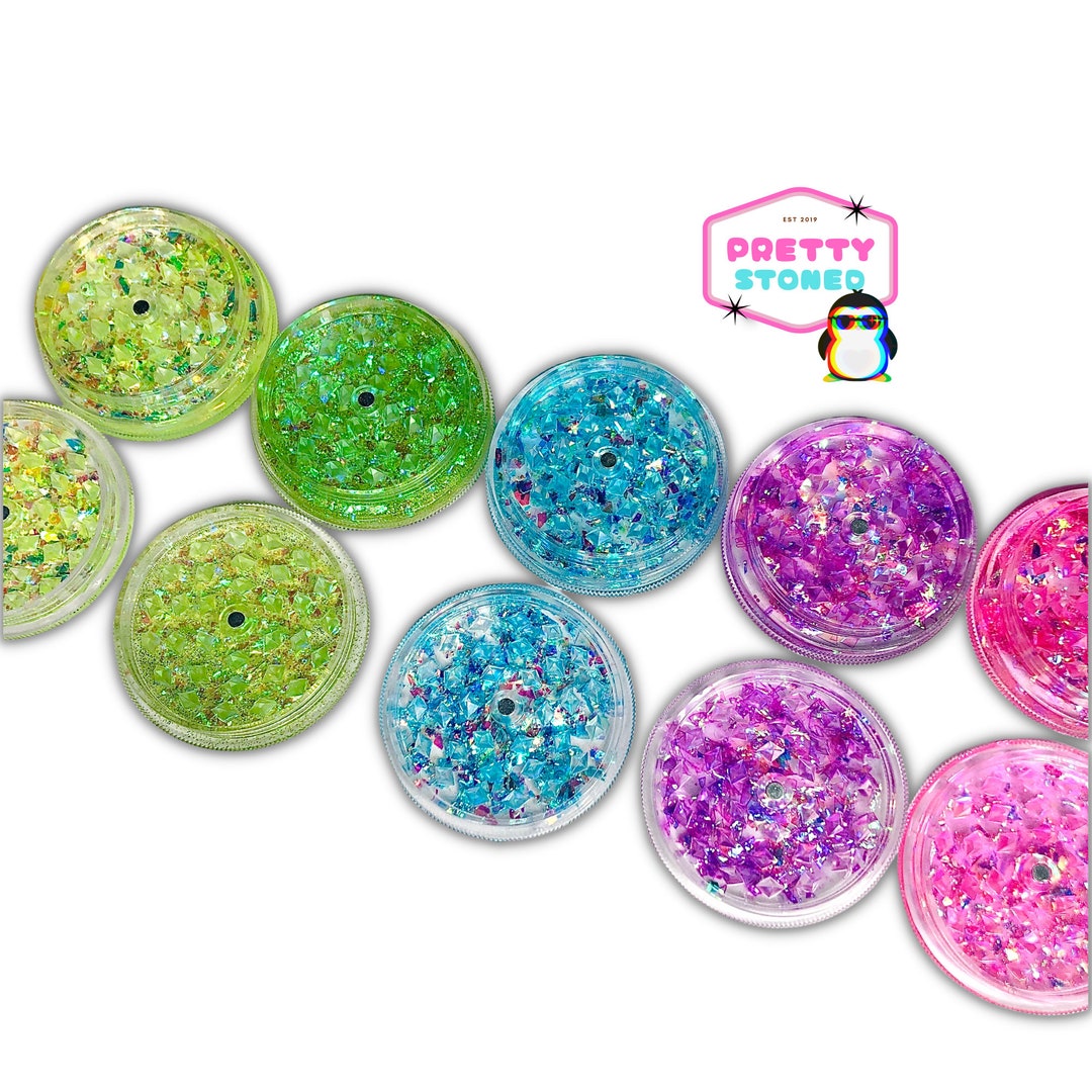 PRETTY GLITTER GRINDERS Cute Smoking Accessories Girly - Etsy