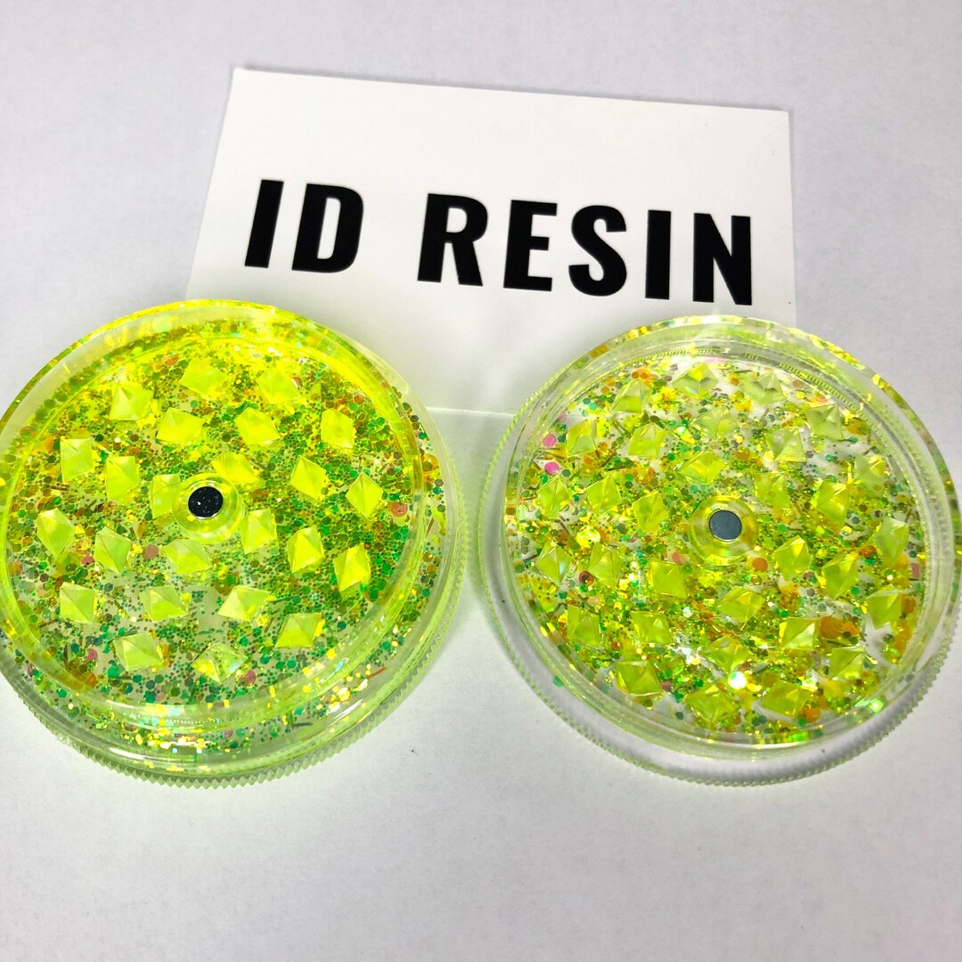 Yellow Grinder Neon Yellow Holographic Glitter - Etsy