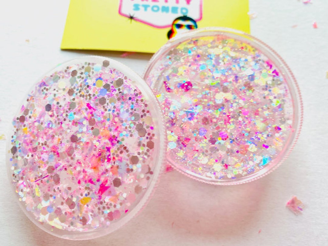 Pink and Silver Grinder - Pink Silver Glitter Grinder - Sparkly Grinder ...