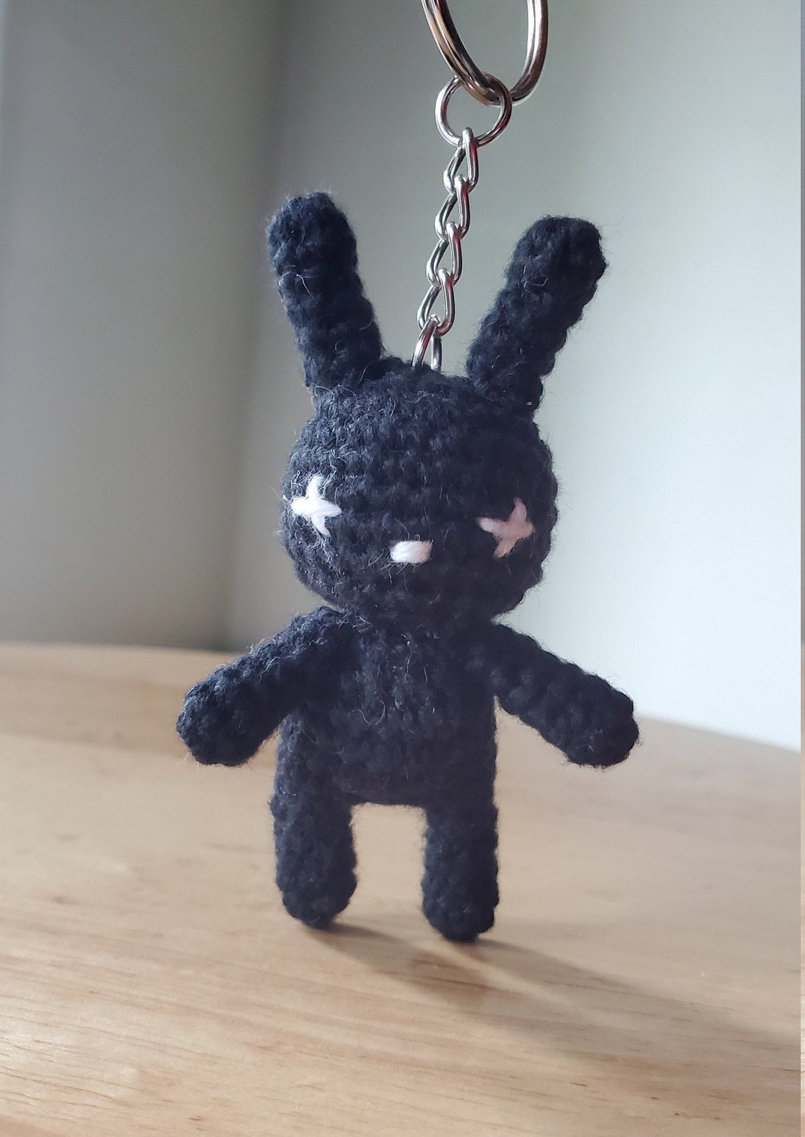 Bunny Keychain Crochet Bunny Handmade Amigurumi Stuffed | Etsy