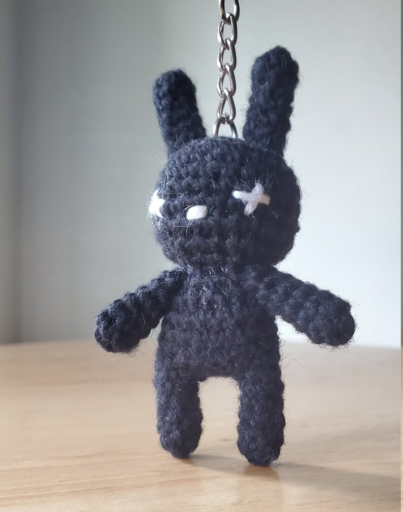 Bunny Keychain Crochet Bunny Handmade Amigurumi Stuffed | Etsy