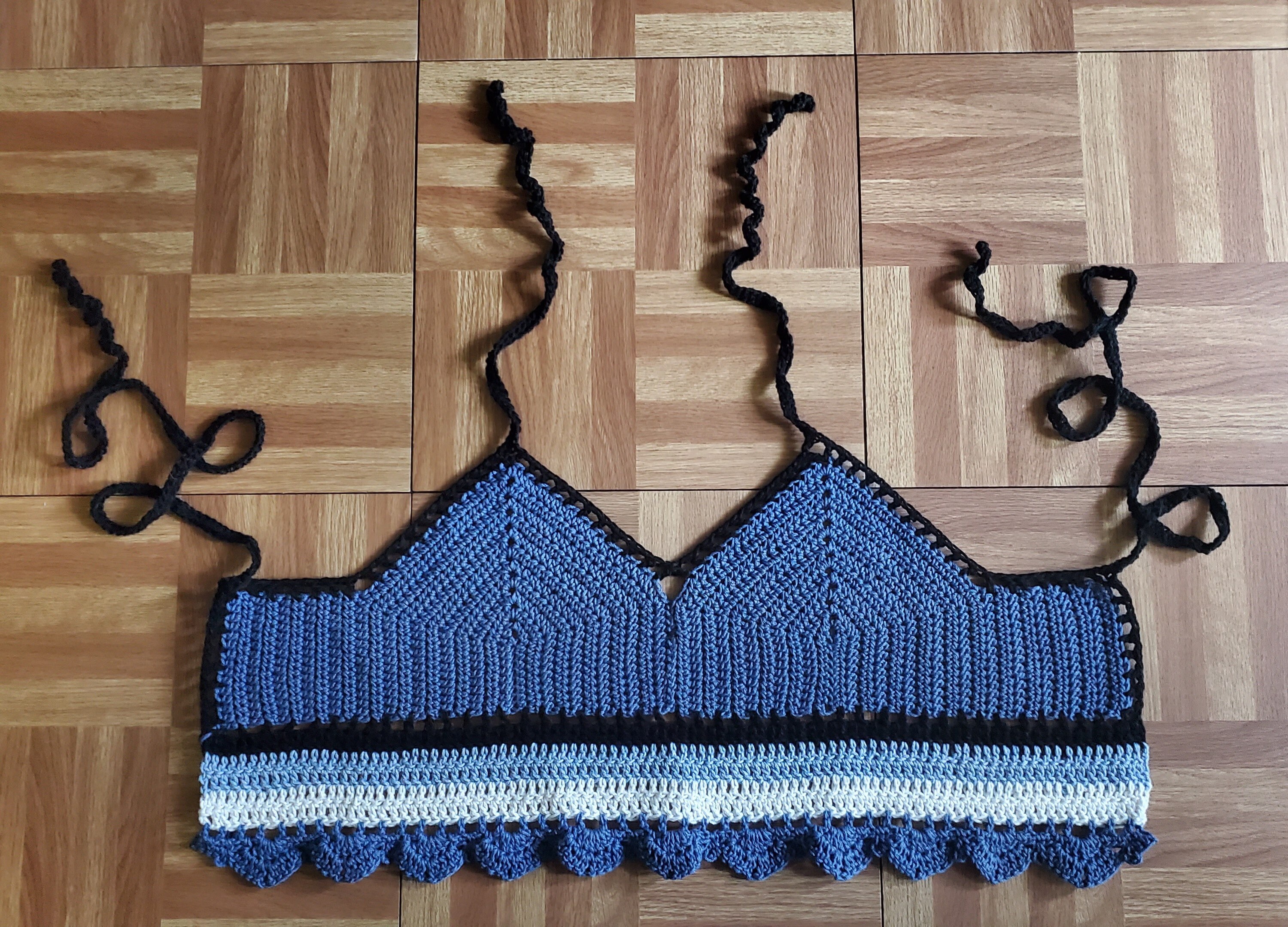 Handmade Crochet Top Summer Crop Top Halter Top Top Etsy