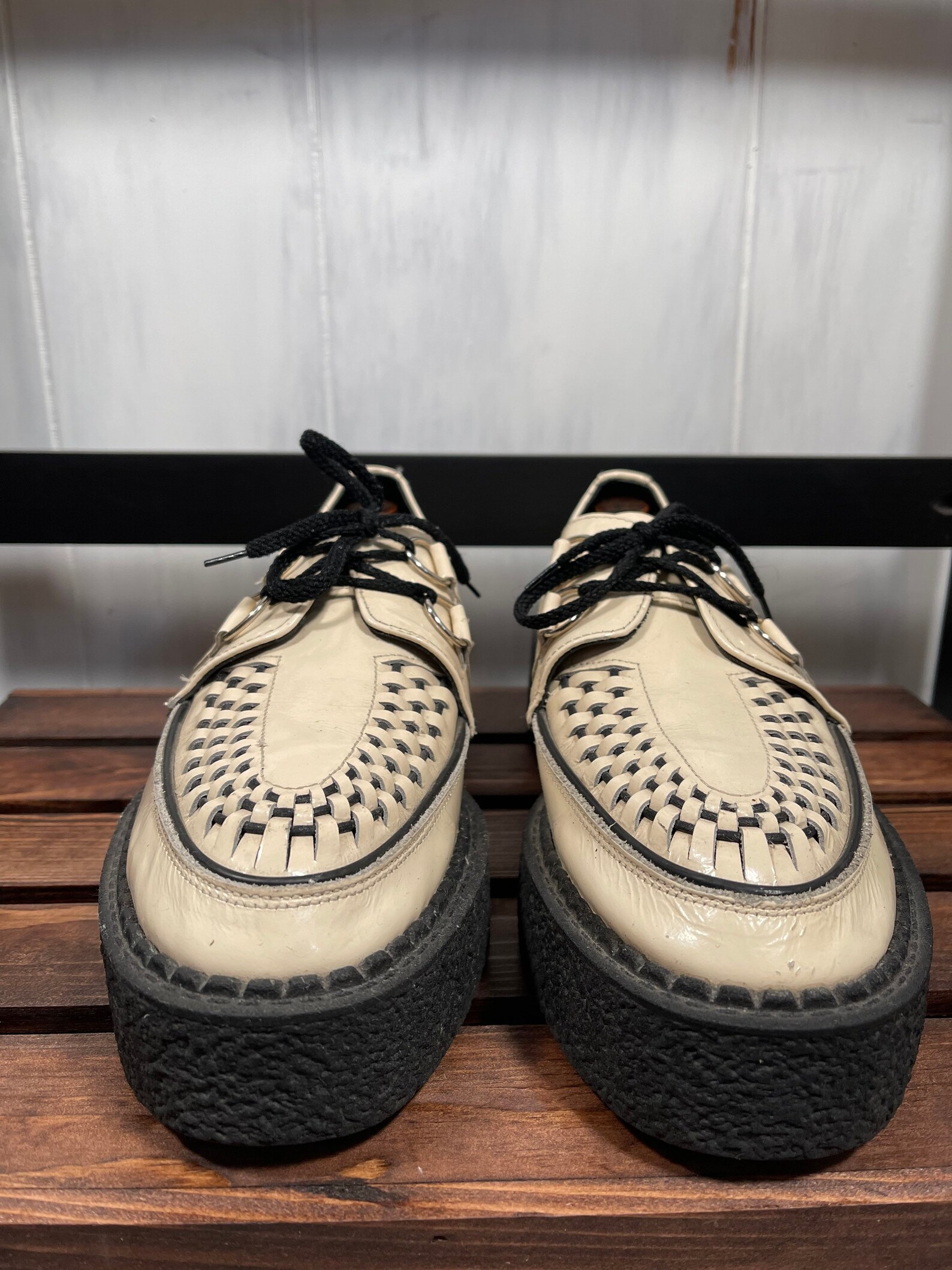 Vtg 90s KICKASS FOOTGEAR Patent Leather Creepers Super Rare - Etsy