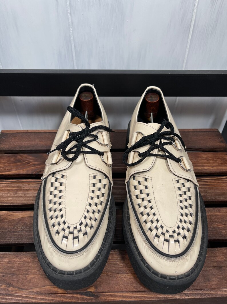 Vtg 90s KICKASS FOOTGEAR Patent Leather Creepers, Super Rare & Handmade ...
