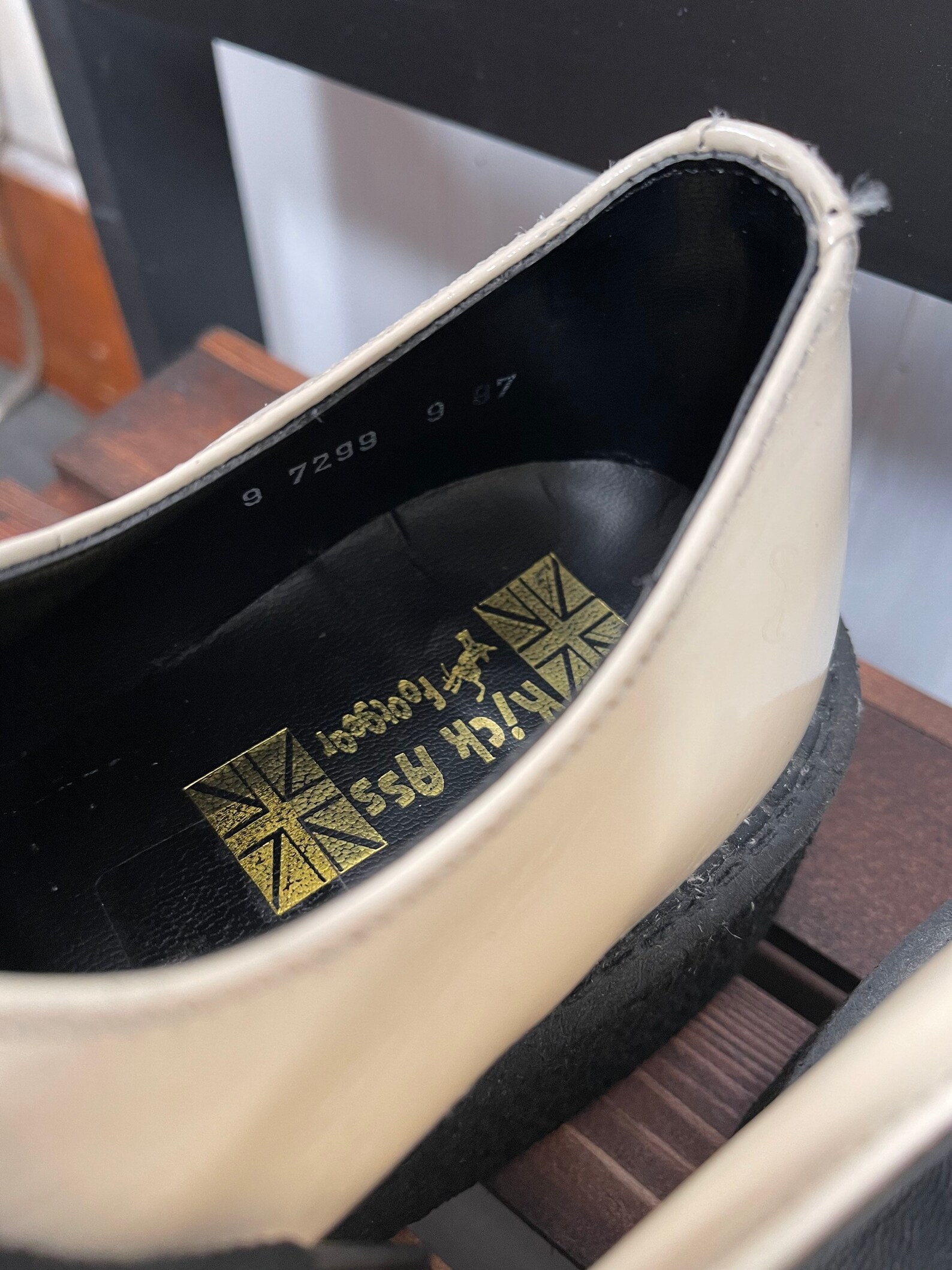 Vtg 90s KICKASS FOOTGEAR Patent Leather Creepers, Super Rare & Handmade ...