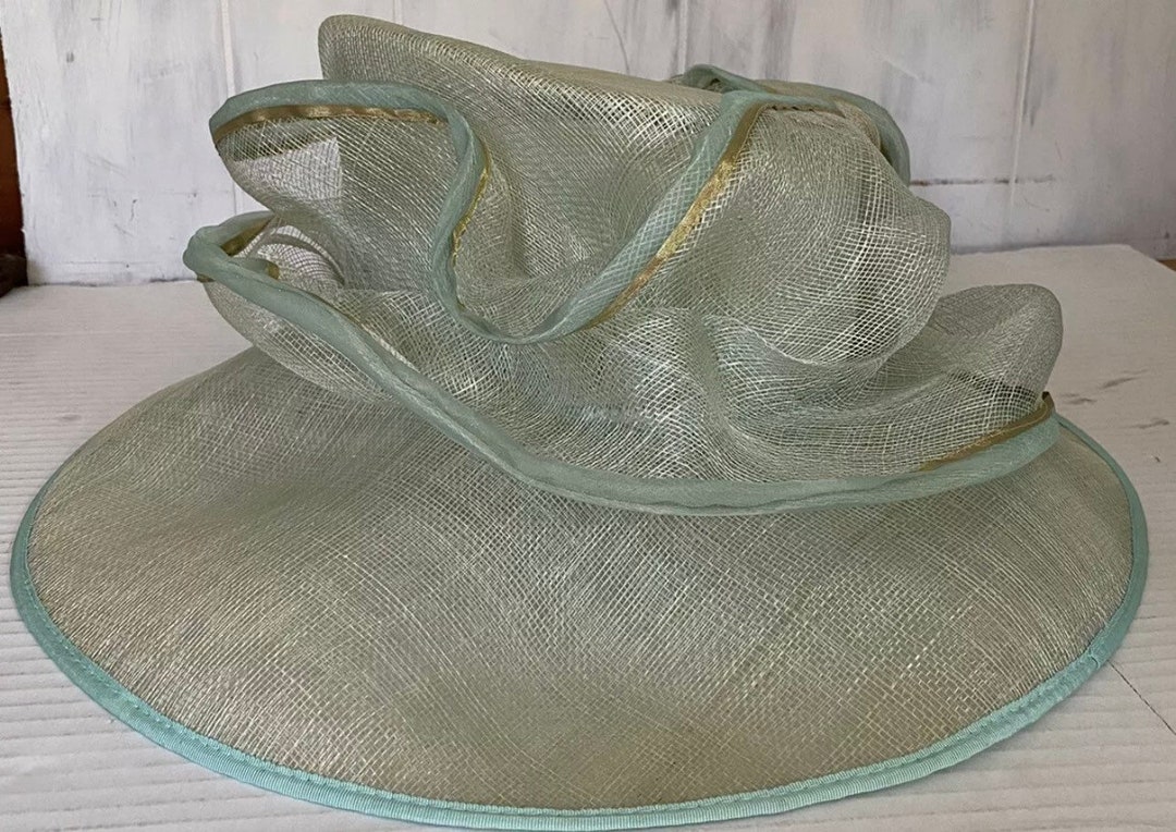 HOT British Milliner: Dawn Knight Collection Wide Brim DERBY Hat, Size ...