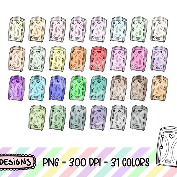 Porta Potty Clipart - Etsy